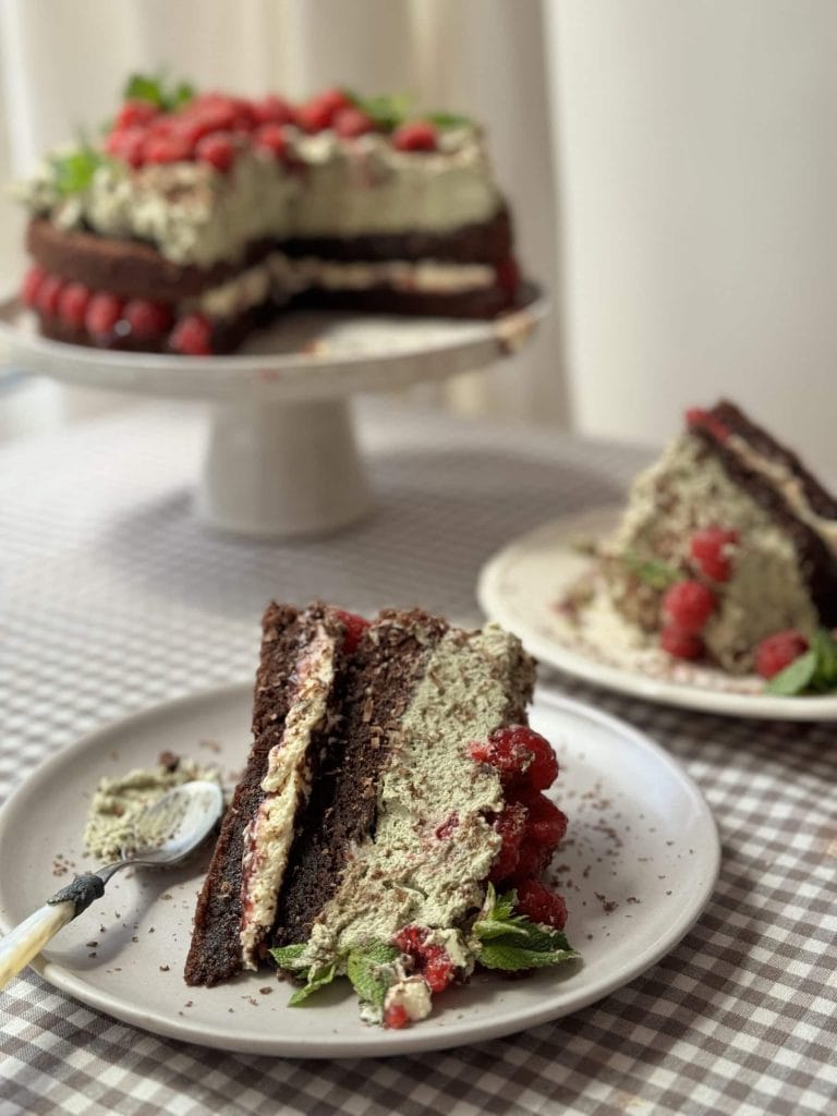 Raspberry and Chocolate Cake - Desert Island Dishes