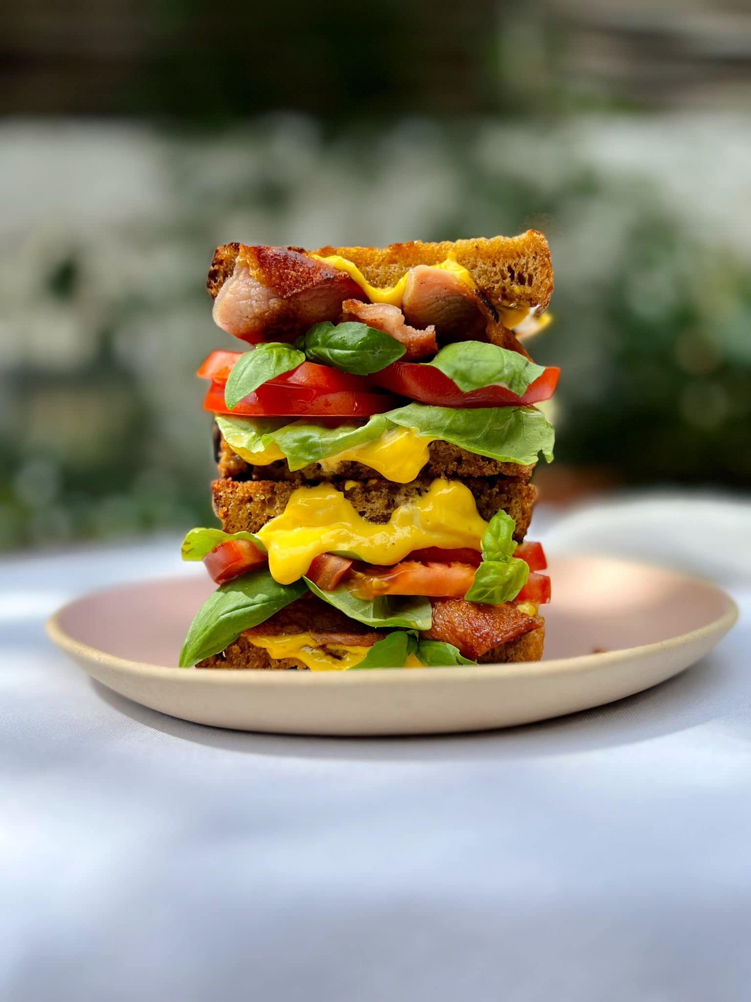 The Better Bacon Basil Lettuce And Tomato (The BBBLT) - Desert Island ...