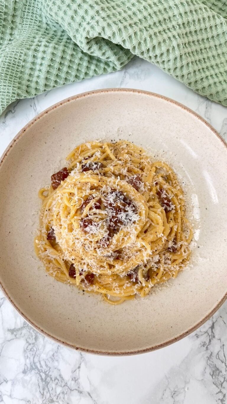 Carbonara with Guanciale - Desert Island Dishes