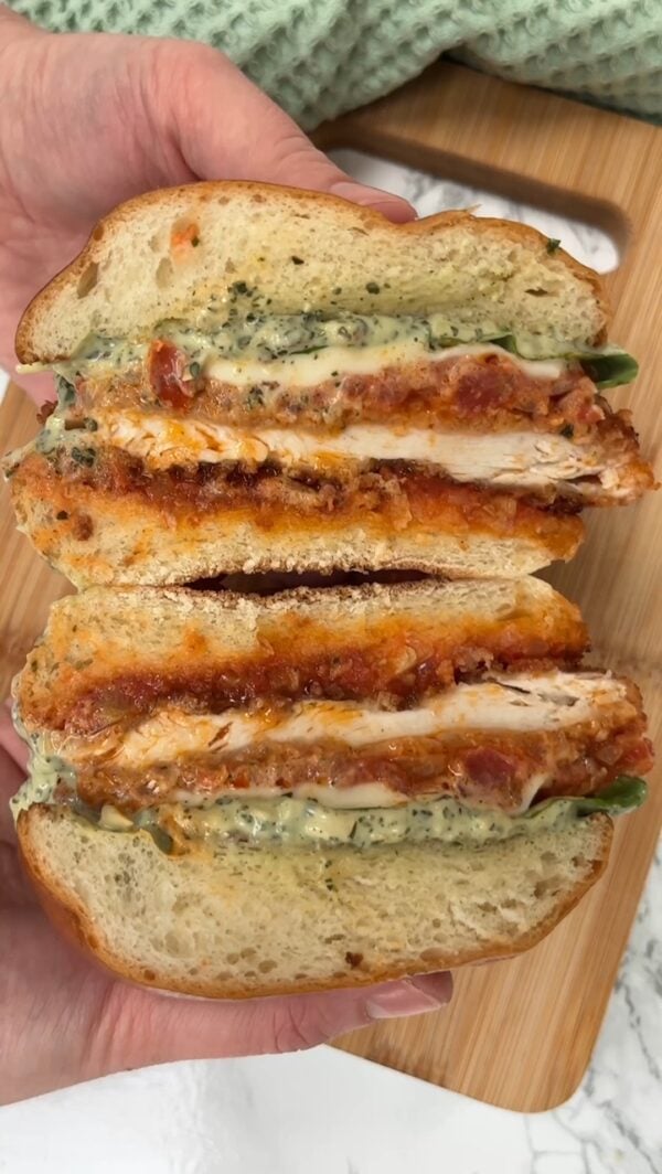 Chicken Parmesan Sandwich - Desert Island Dishes