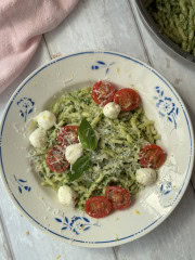 Pasta Al Pesto Desert Island Dishes