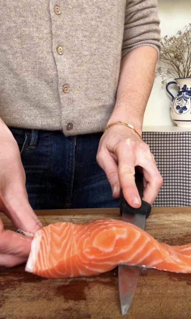 Crunchy Salmon Roll (in a bowl) - Desert Island Dishes