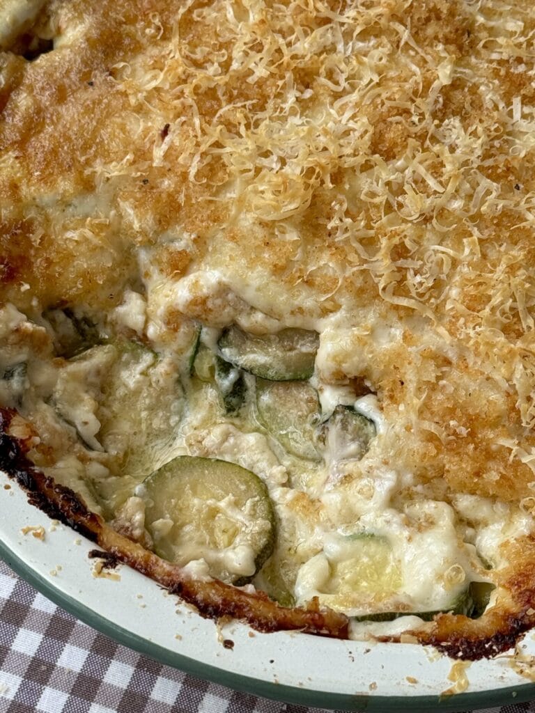 Creamy Courgette Gratin (Gratin de Courgettes) - Desert Island Dishes
