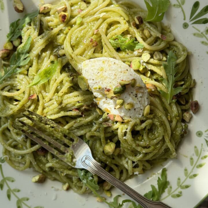 Pistachio Pesto Pasta Pasta Al Pesto Pistacchio Desert Island Dishes