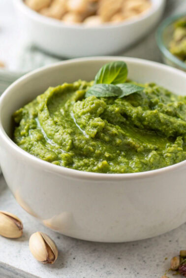 Creamy Pesto Pasta Sauce Desert Island Dishes