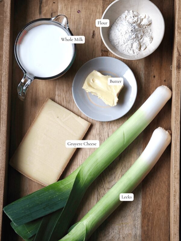 Easy Cheesy Baked Leeks - Desert Island Dishes
