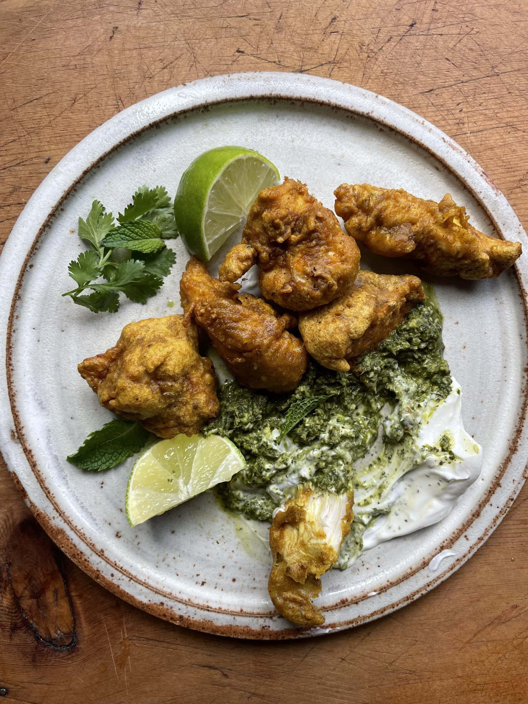 Chicken Pakoray (Pakora) - Desert Island Dishes