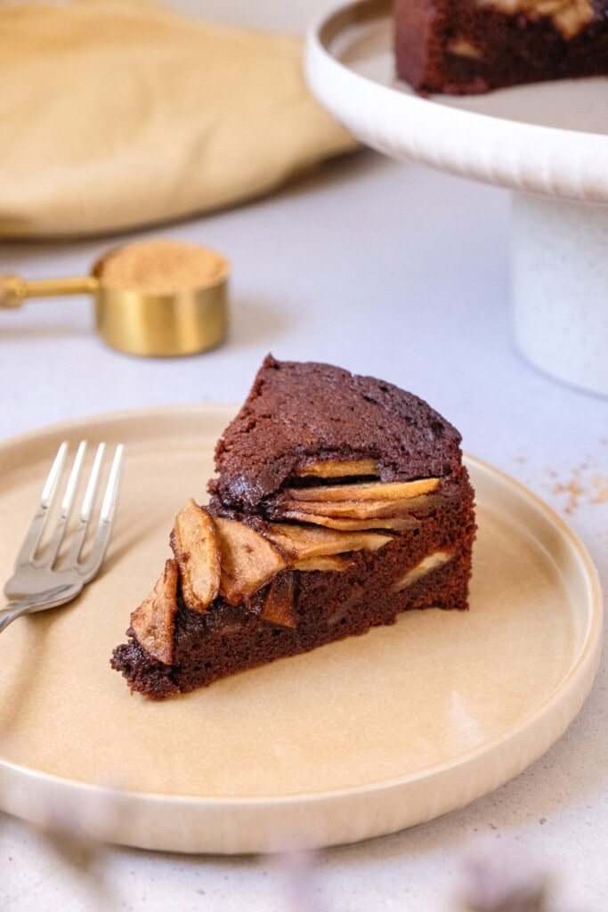 Chocolate and Pear Cake - Desert Island Dishes