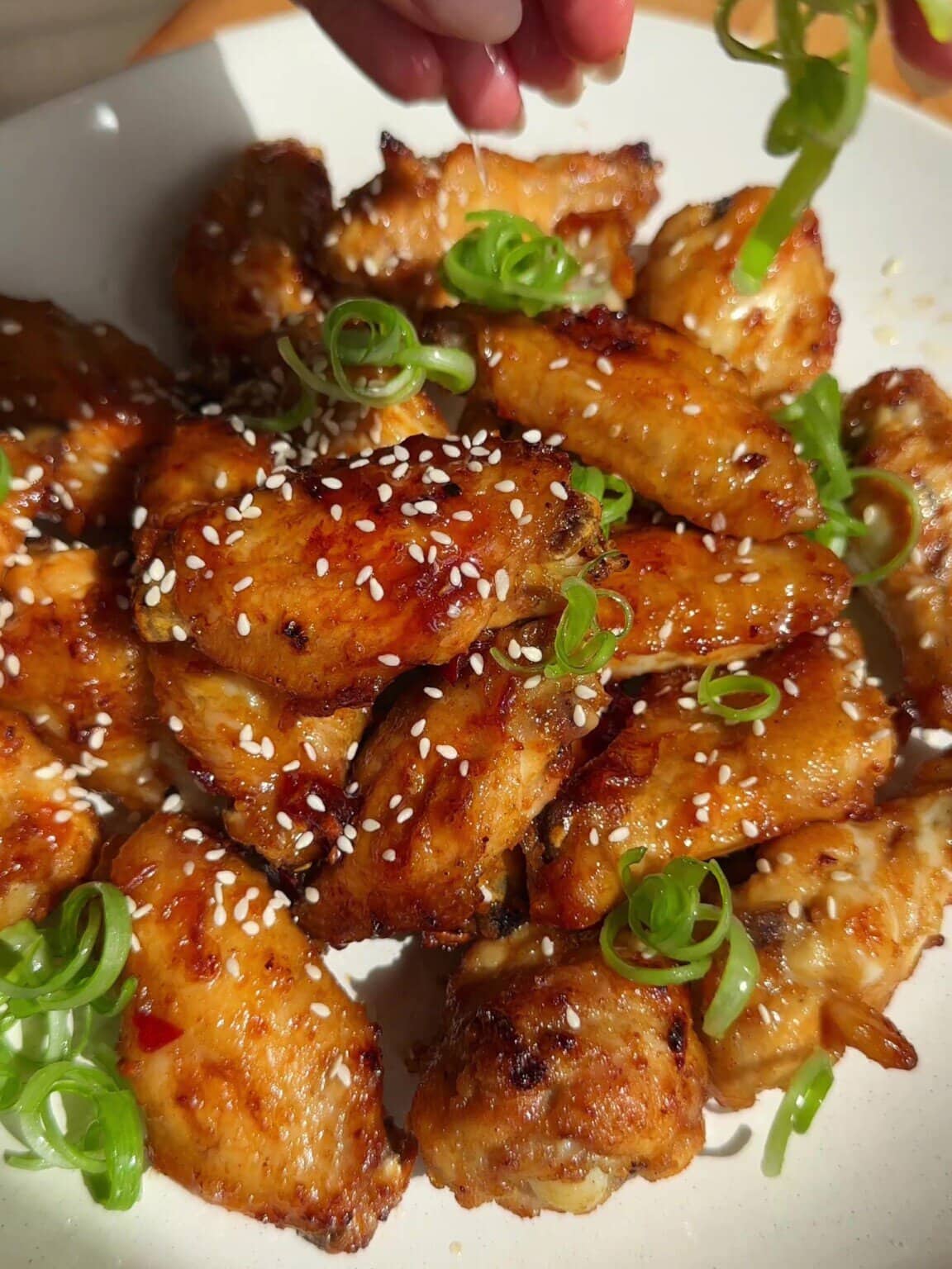 Hot Honey Chicken Wings - Desert Island Dishes