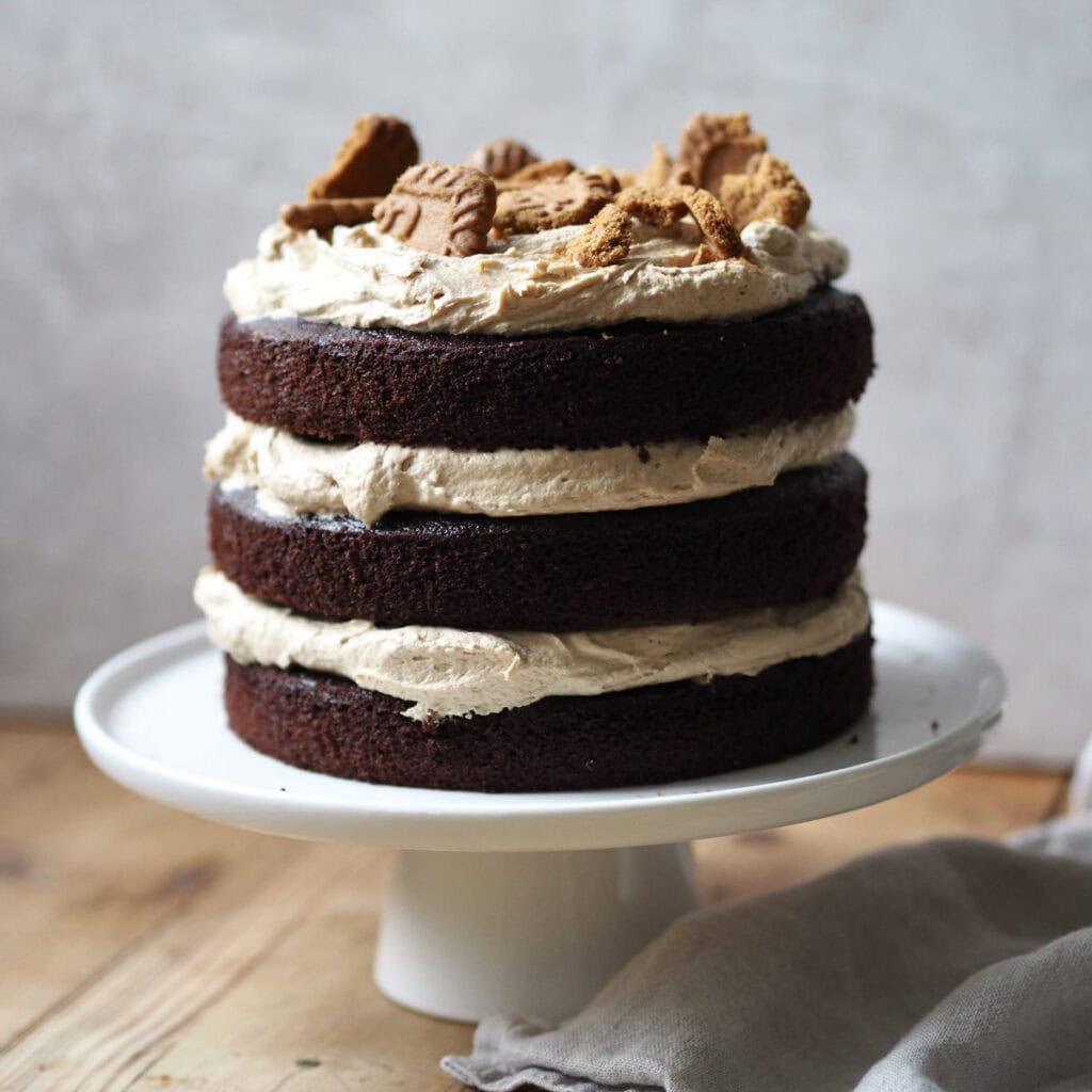 Easy Biscoff Cake - Desert Island Dishes