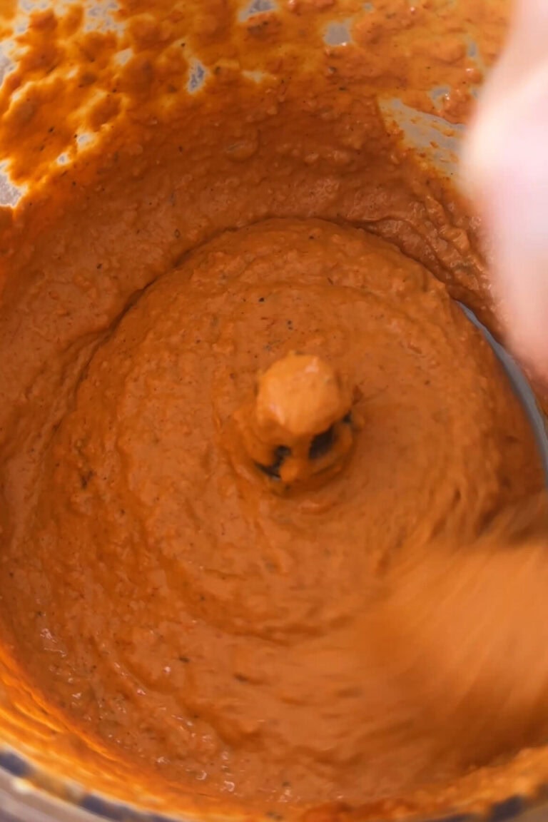 Creamy Roasted Red Bell Pepper Sauce - Desert Island Dishes