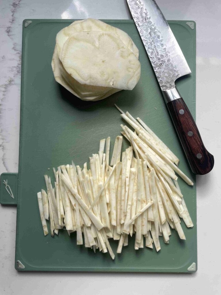 Celery Root Remoulade (Celeri Remoulade) - Desert Island Dishes