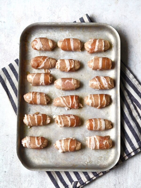 Sticky Pigs in Blankets Recipe - Desert Island Dishes