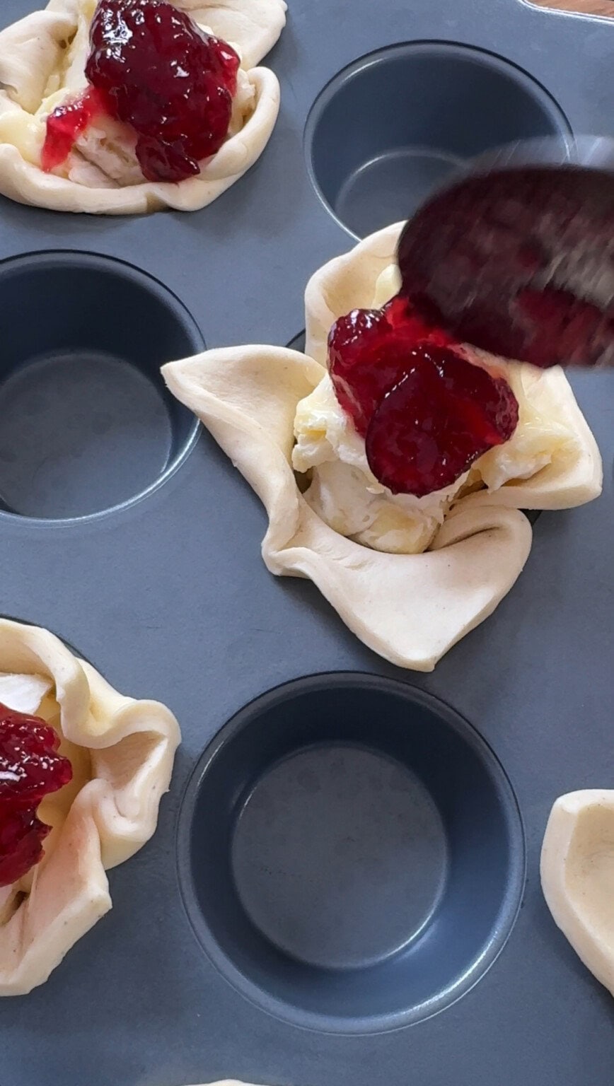 Brie Puff Pastry Bites - Desert Island Dishes