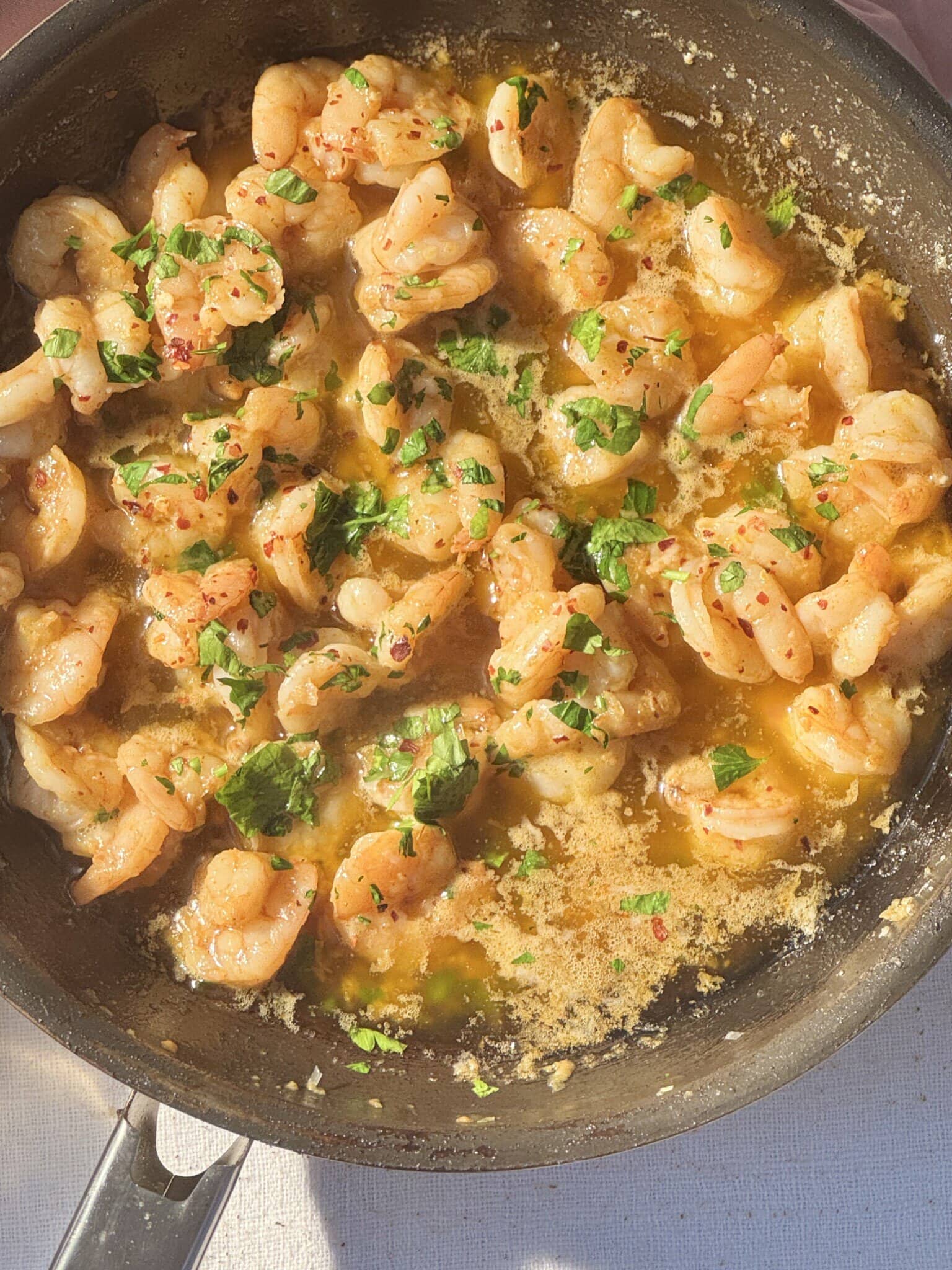 Buttered Garlic Prawns - Desert Island Dishes