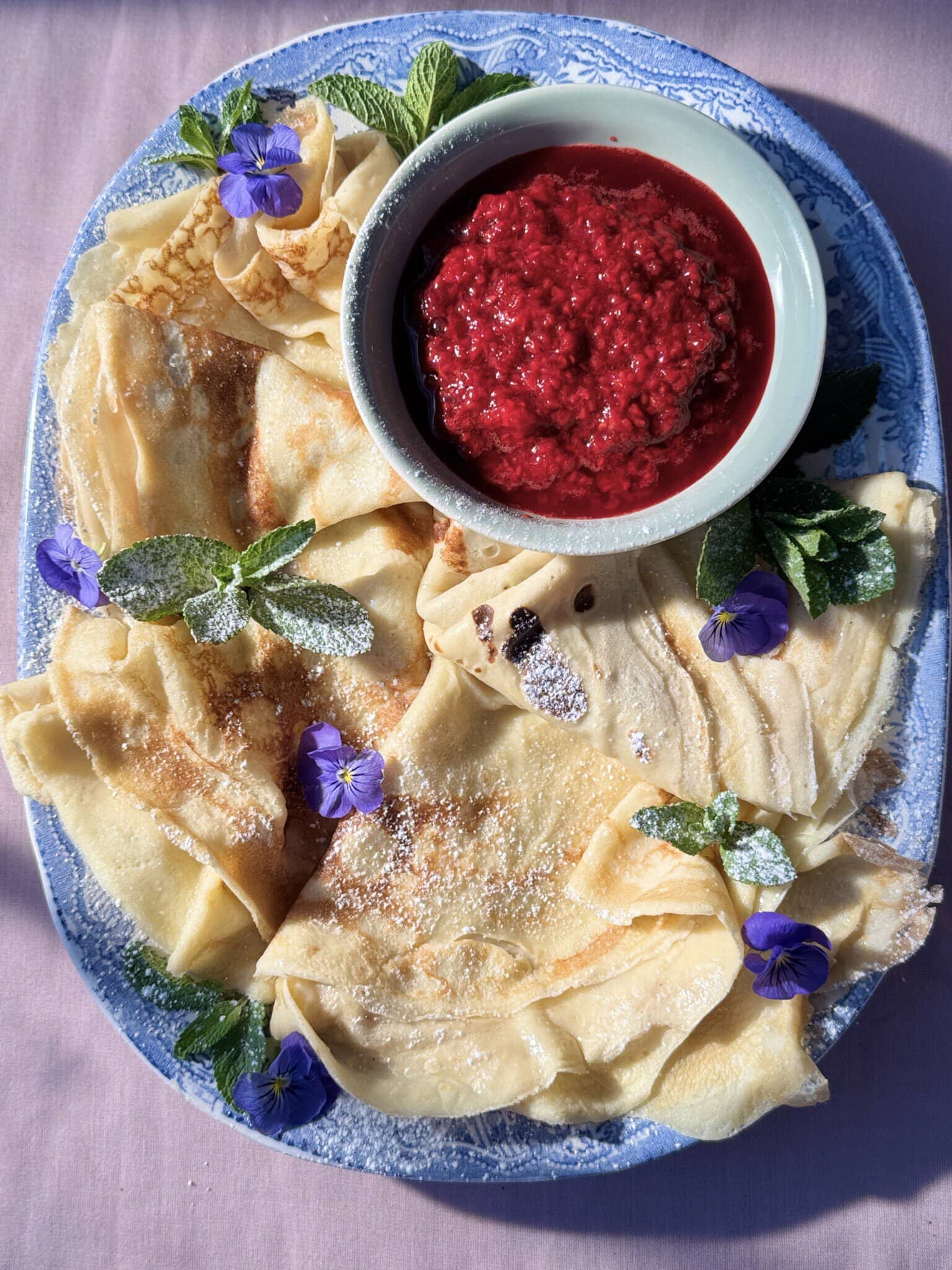 Pannekaken (Norwegian Pancakes) - Desert Island Dishes