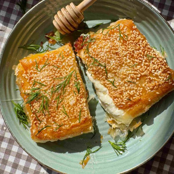 Feta Saganaki - Desert Island Dishes