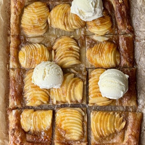 Apple Puff Pastry Tart - Desert Island Dishes