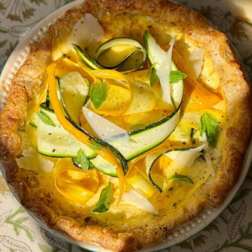 Courgette Quiche - Desert Island Dishes