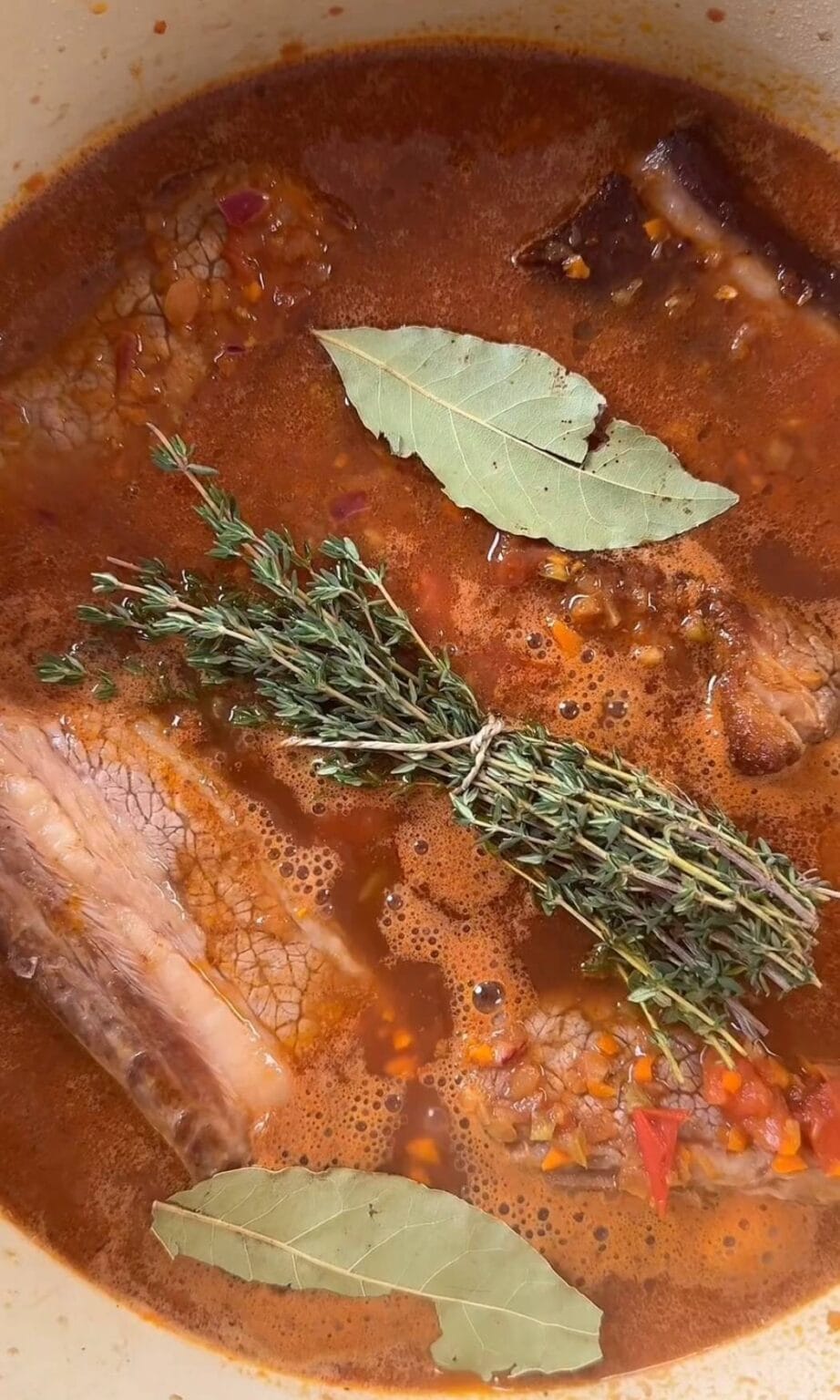Slow Cooked Beef Short Ribs Ragu - Desert Island Dishes