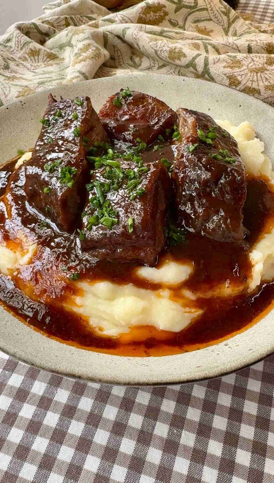 Red Wine Braised Beef Short Ribs - Desert Island Dishes