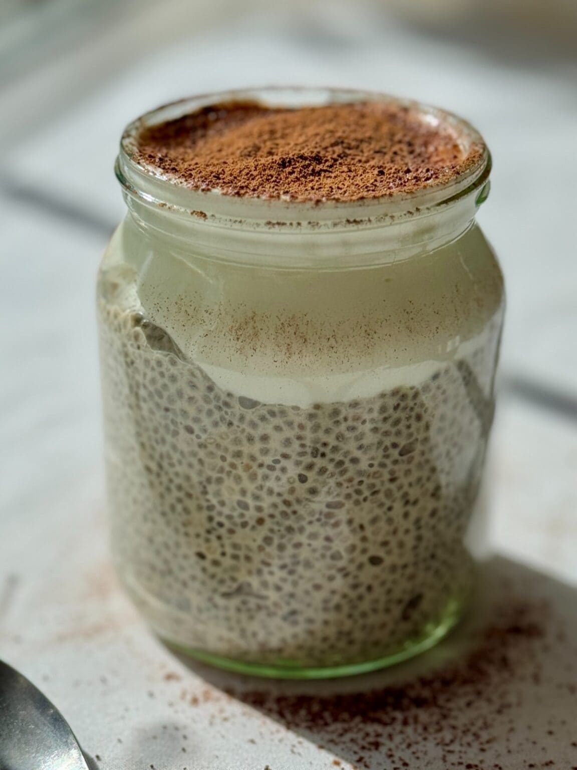 Quick Tiramisu Chia Pudding with Yogurt - Desert Island Dishes