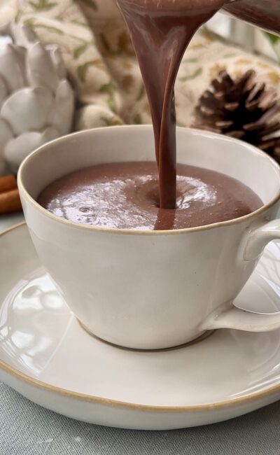 Easy French Hot Chocolate - Desert Island Dishes