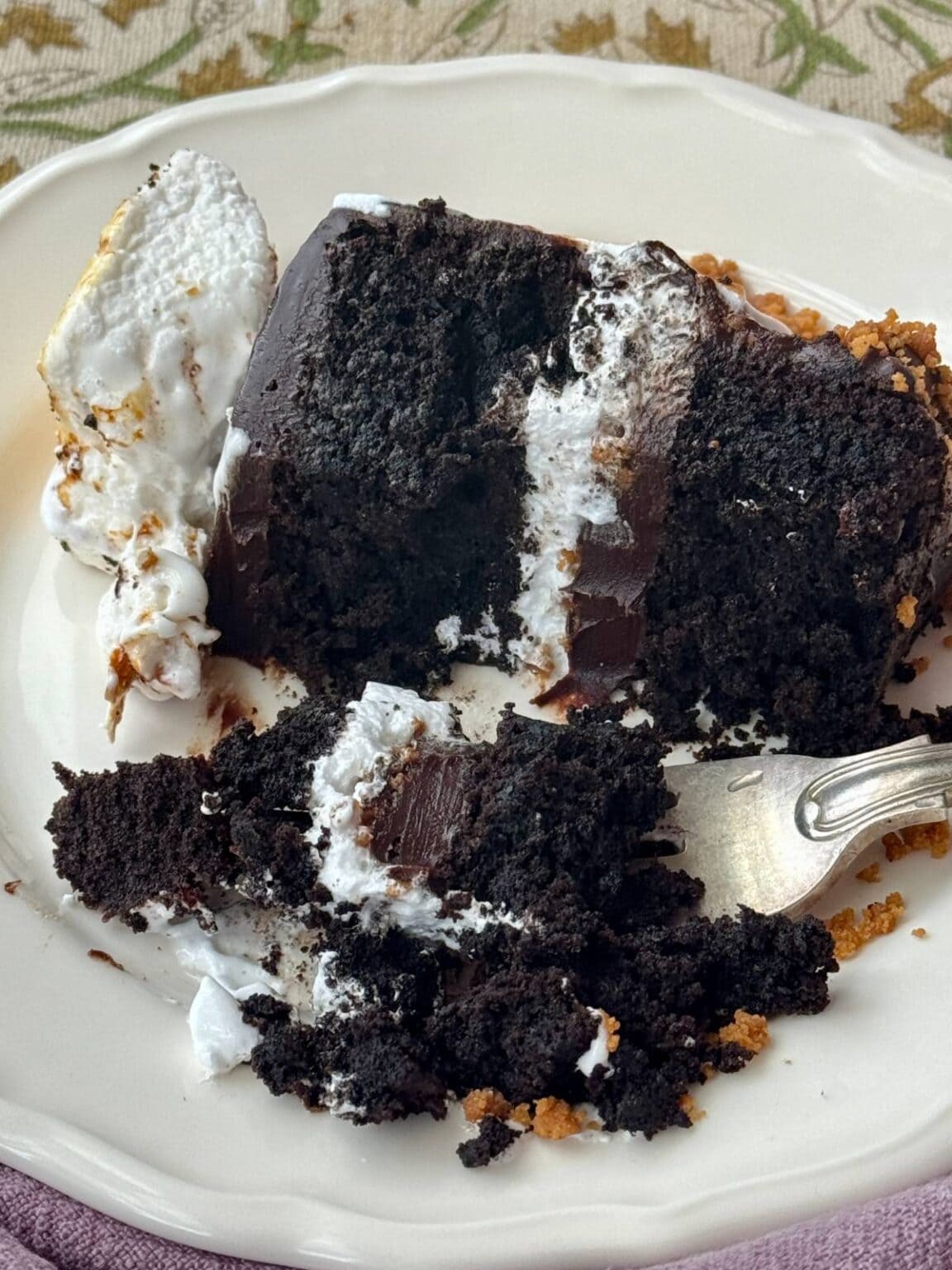 The Best S'mores Cake - Desert Island Dishes