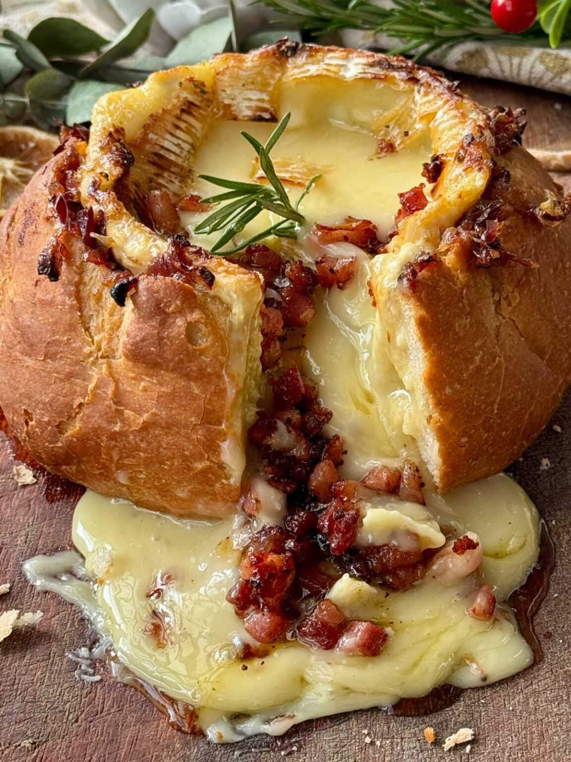 Oven Roasted Camembert (Camembert Rôti) - Desert Island Dishes