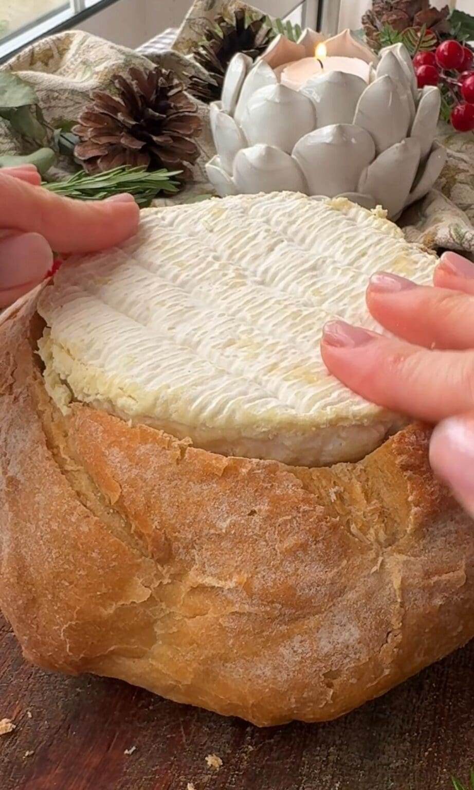 Oven Roasted Camembert (Camembert Rôti) - Desert Island Dishes