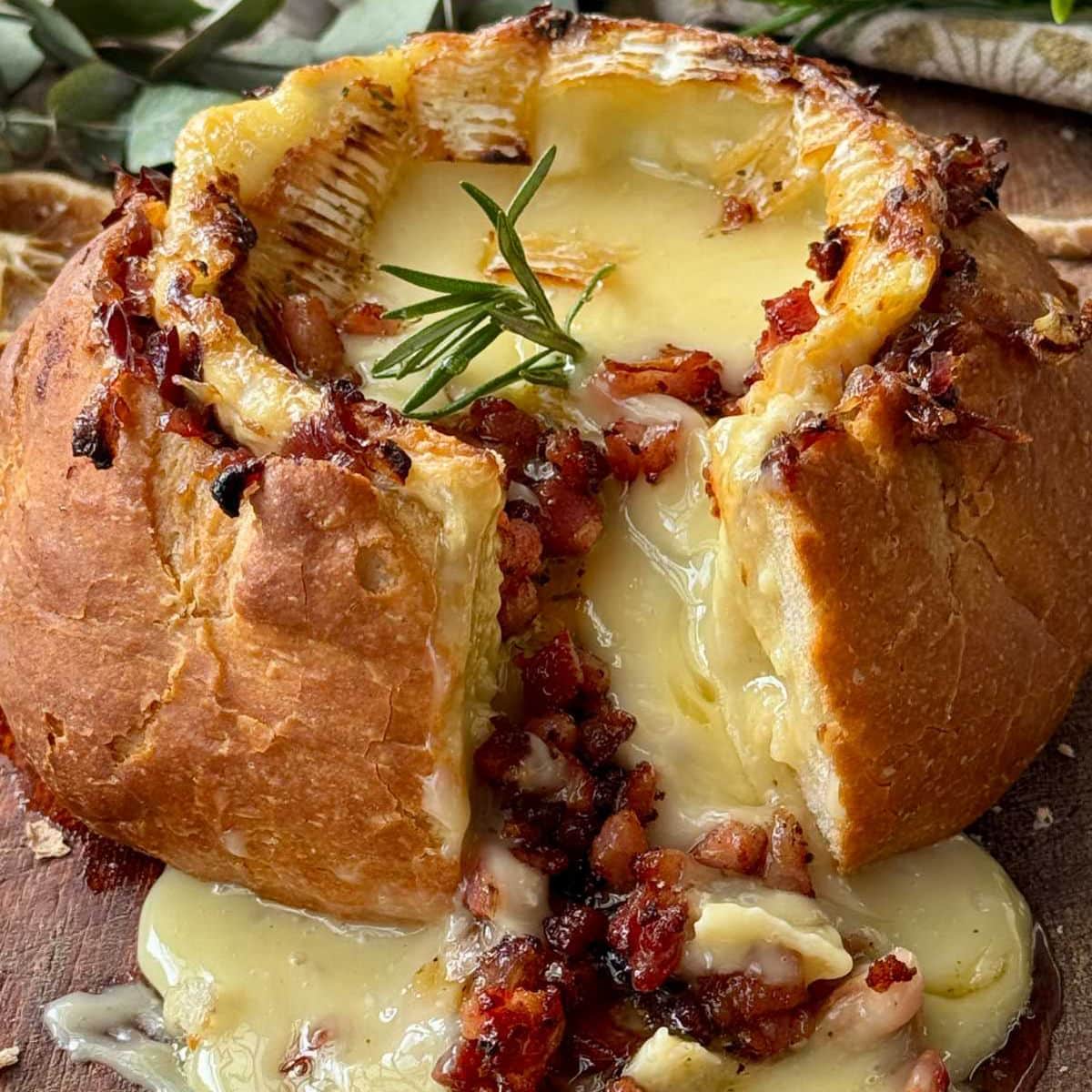 Oven Roasted Camembert (Camembert Rôti) - Desert Island Dishes
