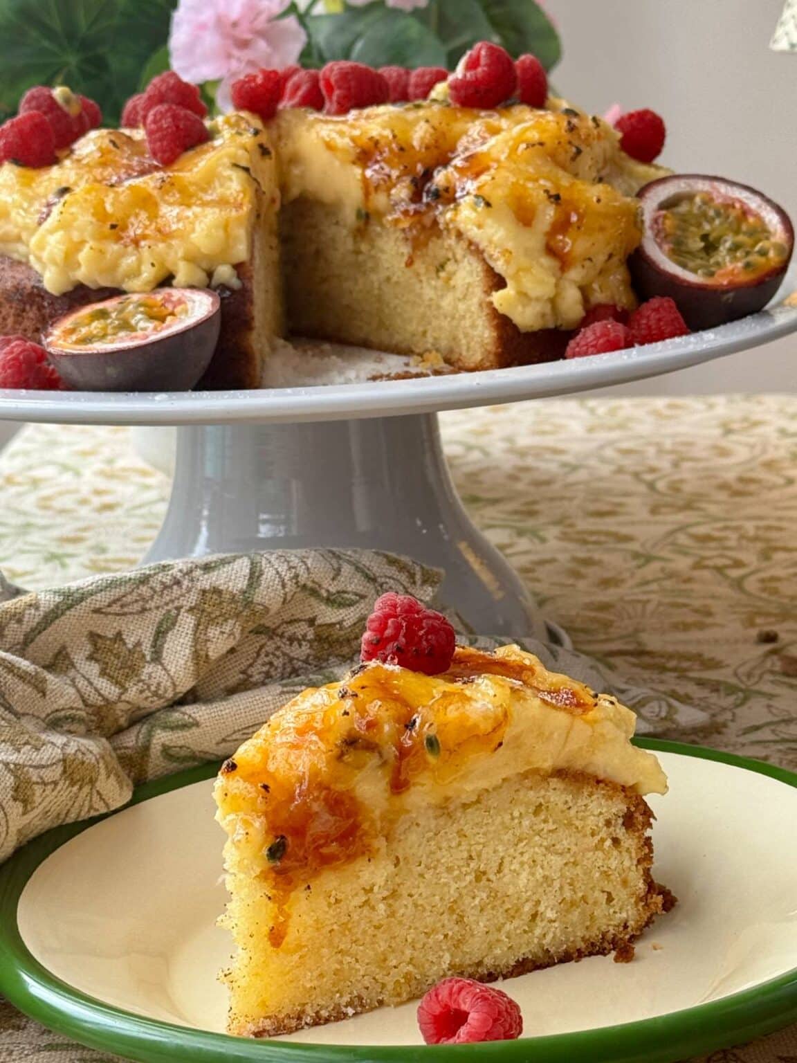 Easy Crème Brûlée Cake - Desert Island Dishes