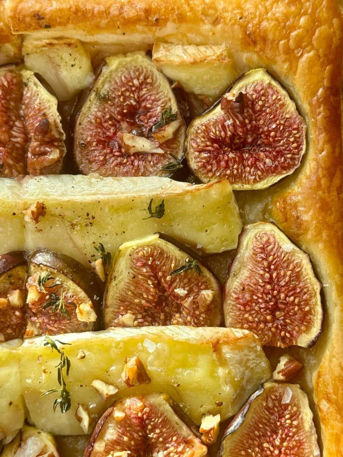 Fig & Brie Tart (Tarte aux Figues) - Desert Island Dishes