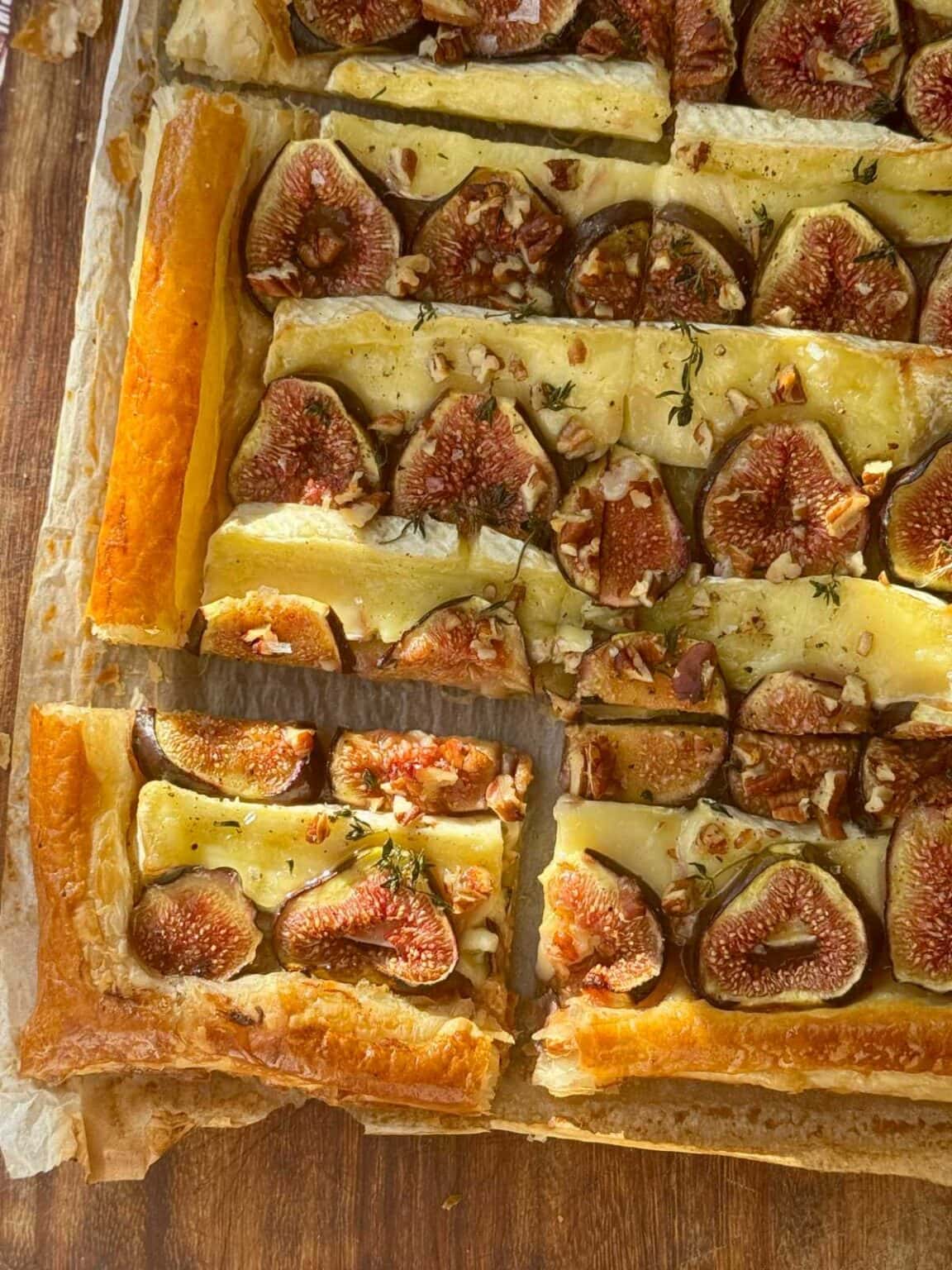 Fig & Brie Tart (Tarte aux Figues) - Desert Island Dishes