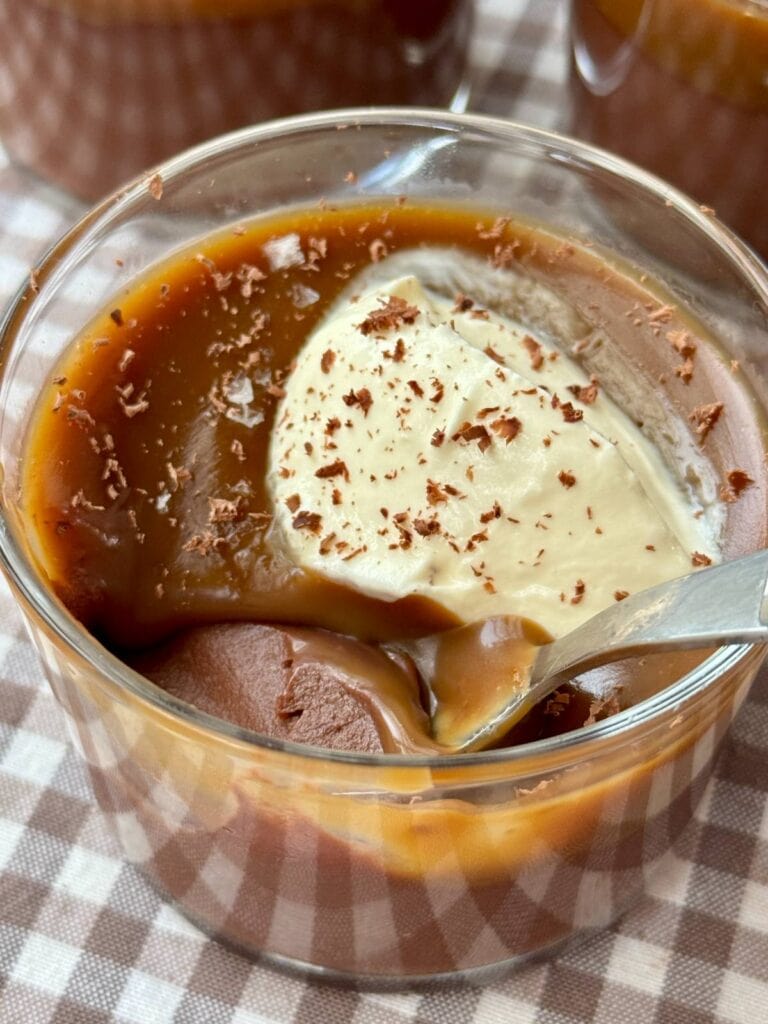 Chocolate Budino (Creamy Italian Pudding) - Desert Island Dishes