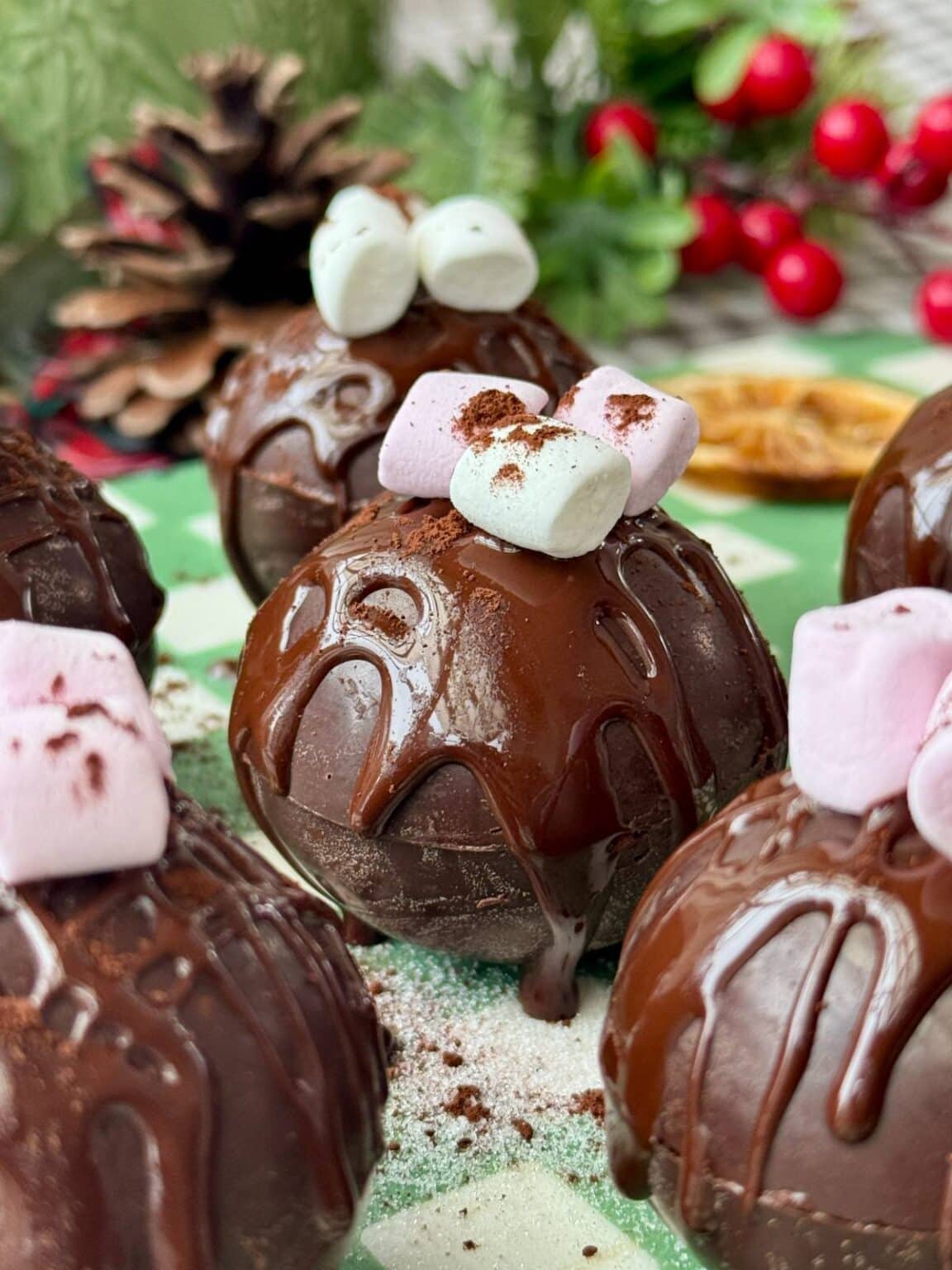 Homemade Hot Chocolate Bombs - Desert Island Dishes